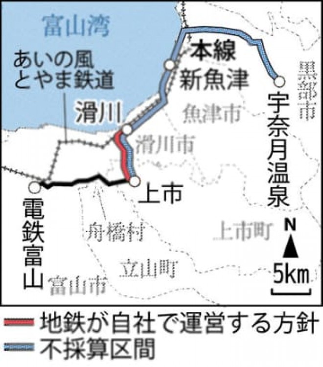 存廃検討区間絞り込み 地鉄本線中間報告案で 滑川－新魚津軸に議論 | オリコンニュース（ORICON NEWS）