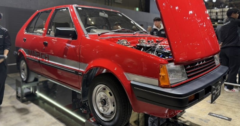 近藤真彦、“愛車”の42年前初代『日産マーチ』をレストア 「東京オートサロン」に“マッチのマーチ”展示で黒山の人だかり | オリコンニュース ...